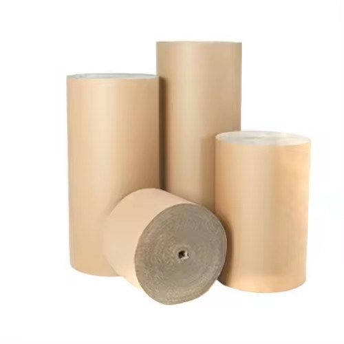 Brown Unbleached Kraft Paper Rolls Virgin Kraft Liner Board Carton Box