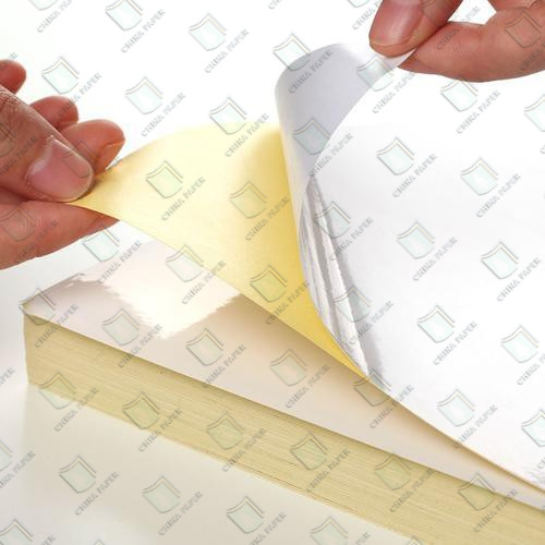 80g Self Adhesive White Sticker Paper Gloss Sticker Label Sheets